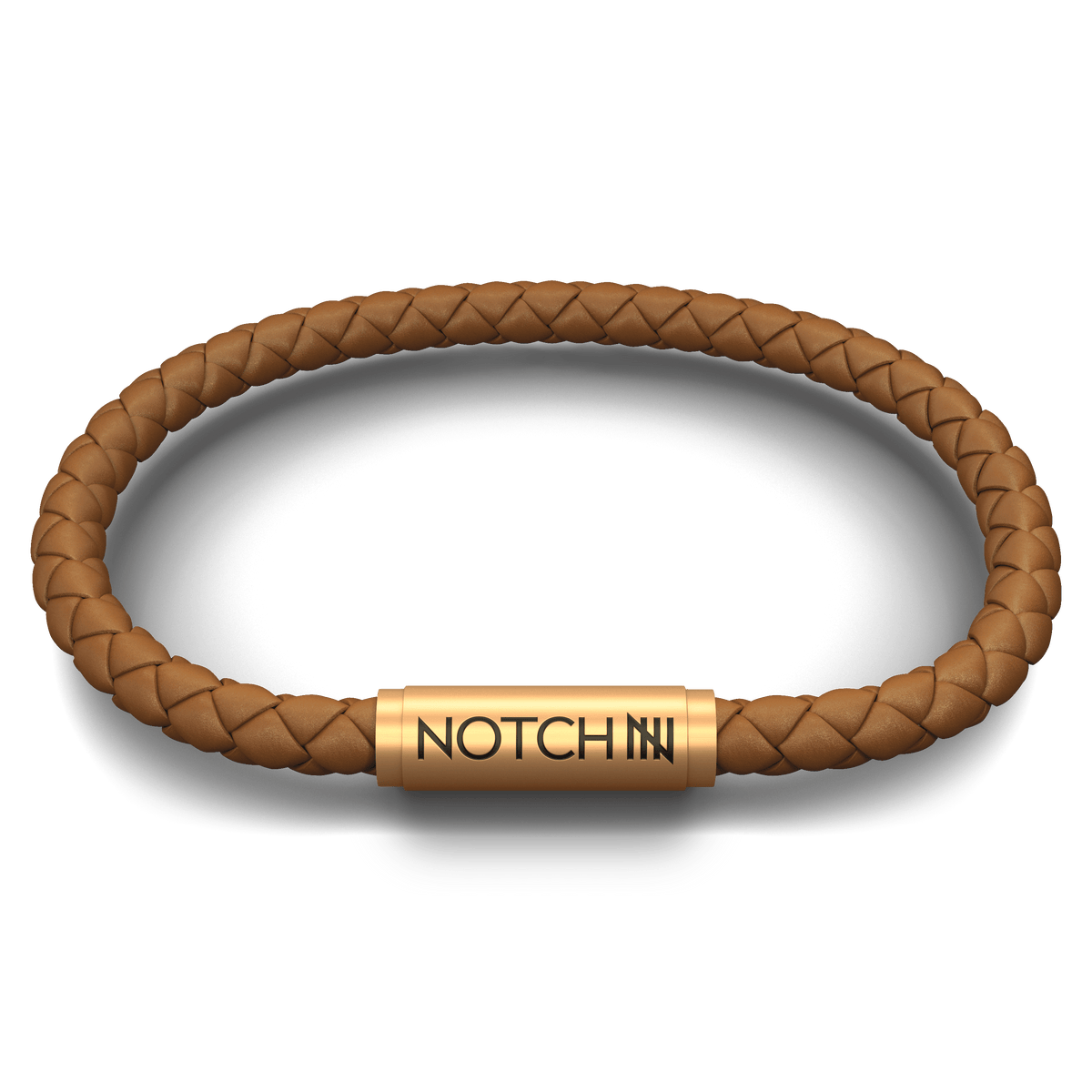 Premium Tan Leather NOTCH Bracelet with Brass Clasp – NOTCH®